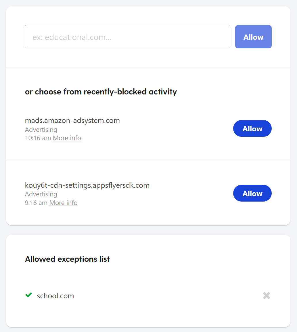 How to allow an app or website – Bark