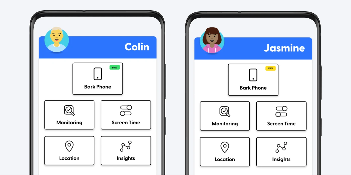 Check the current battery level of your kid's Bark Phone or Watch – Bark