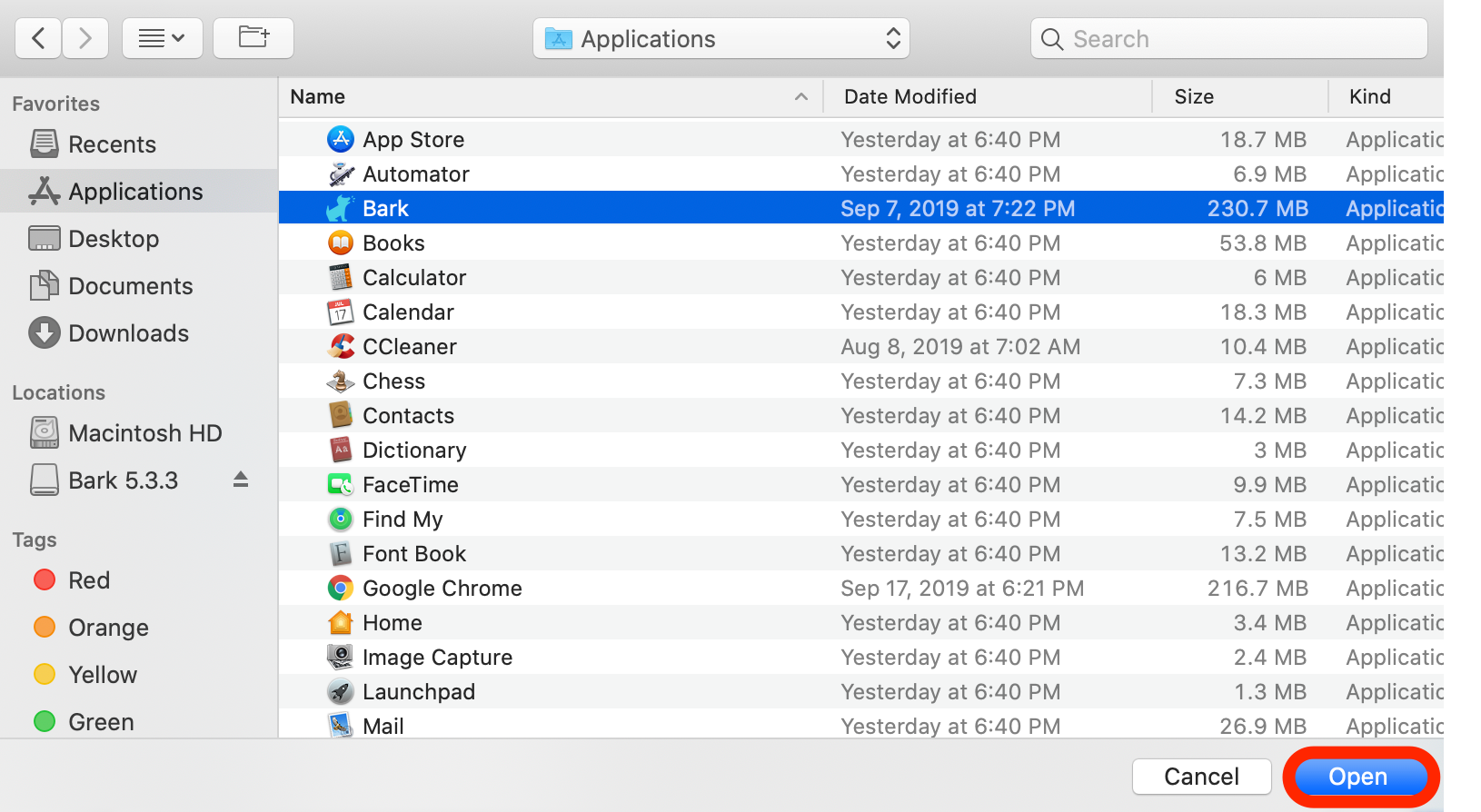 Bark Desktop App is not opening on Mac – Bark